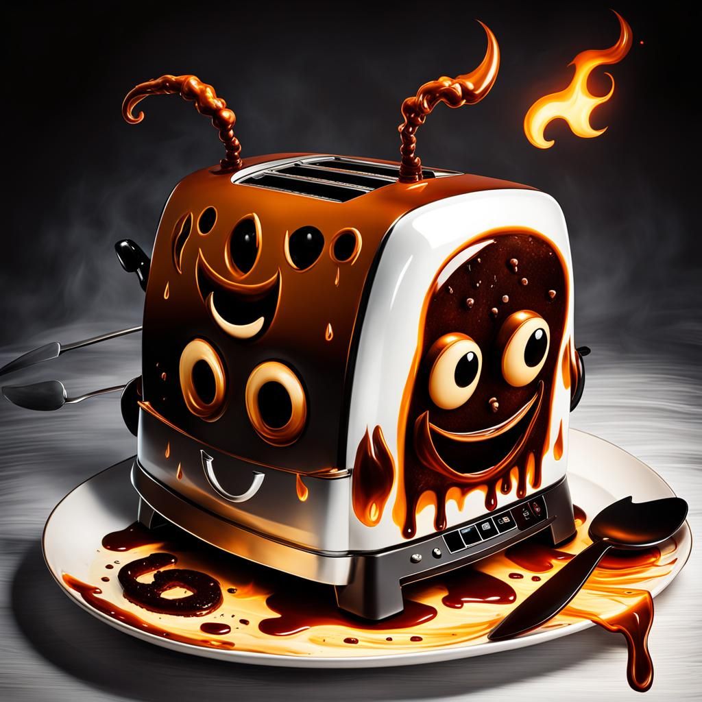 Scary Toaster 3 - AI Generated Artwork - NightCafe Creator