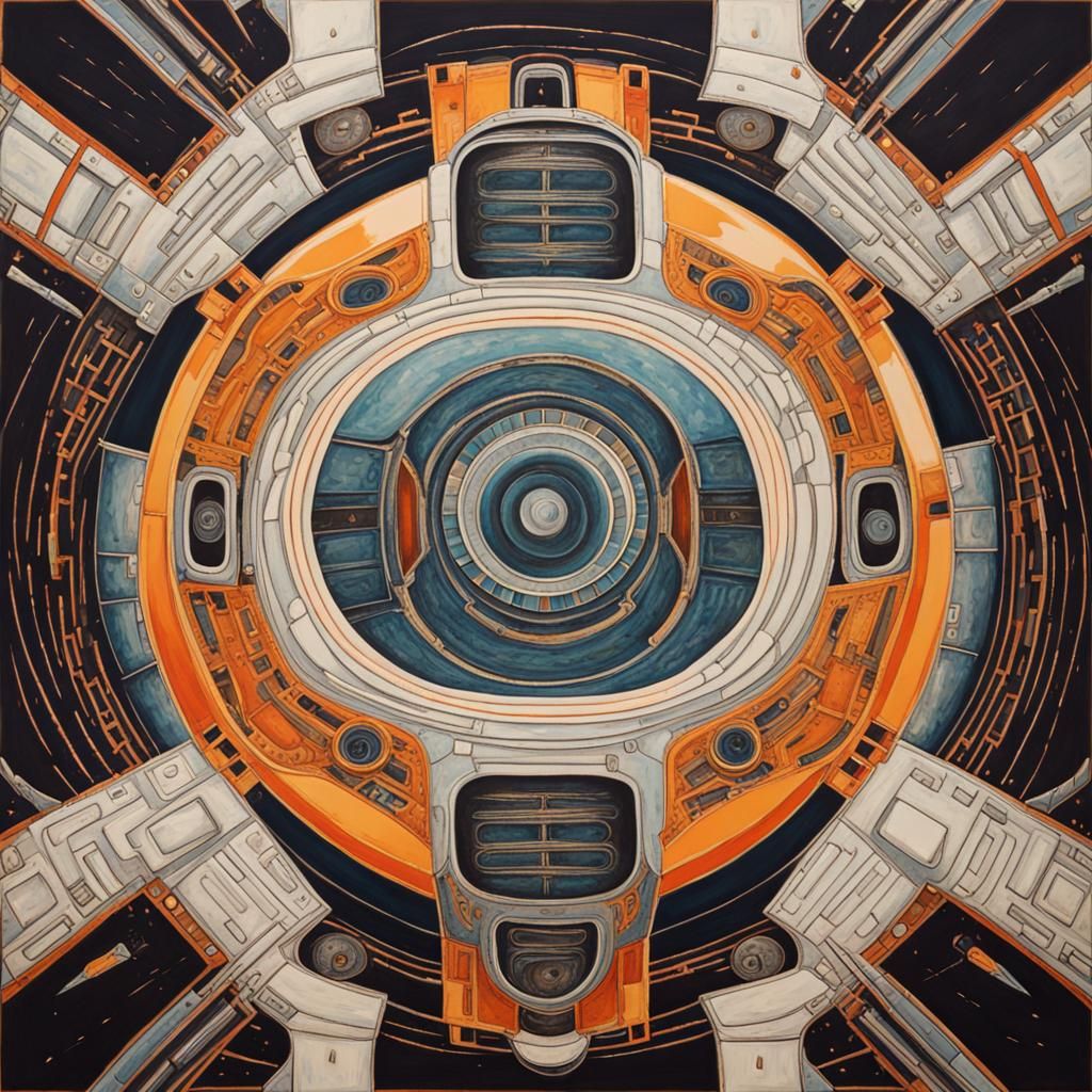 Spaceship - AI Generated Artwork - NightCafe Creator