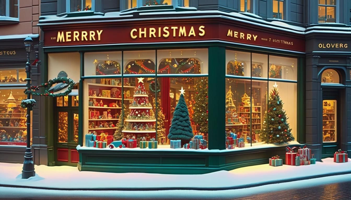 Toy Shop Window Display - AI Generated Artwork - NightCafe Creator