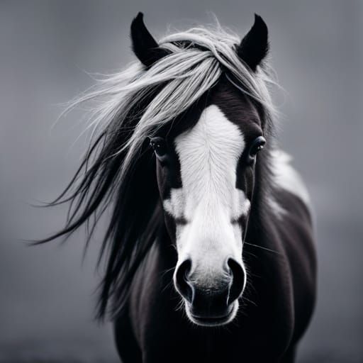 Portrait of a pony - AI Generated Artwork - NightCafe Creator