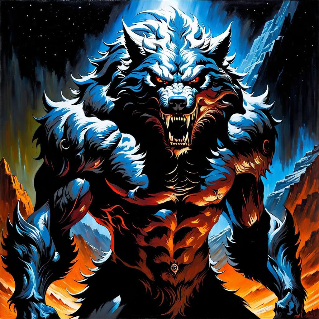 Werewolf - AI Generated Artwork - NightCafe Creator