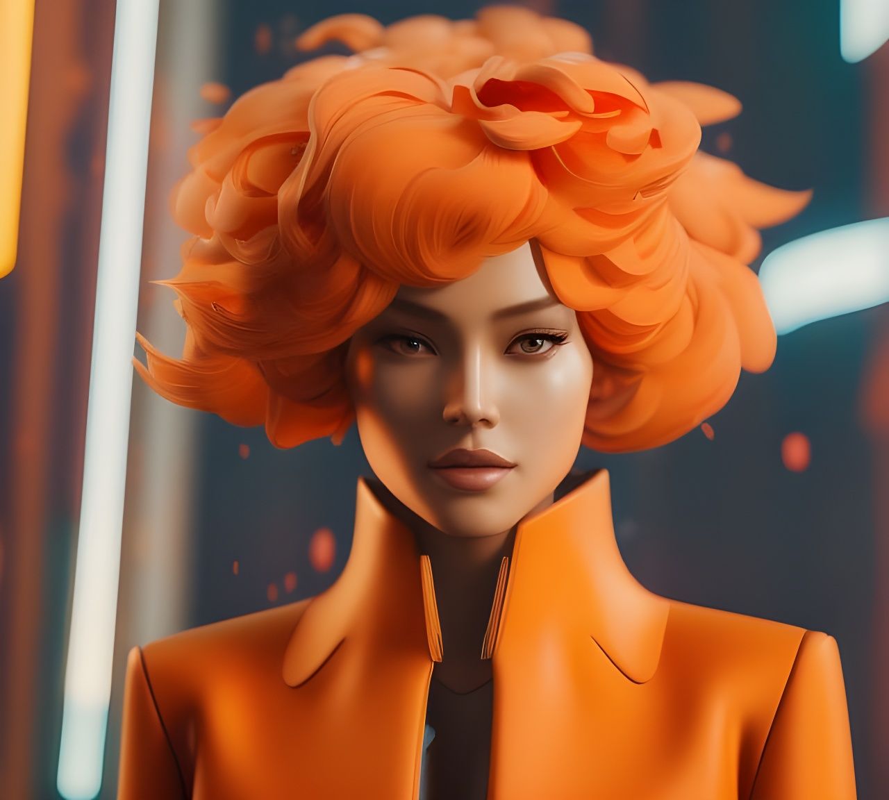 Orange is the New Black - AI Generated Artwork - NightCafe Creator