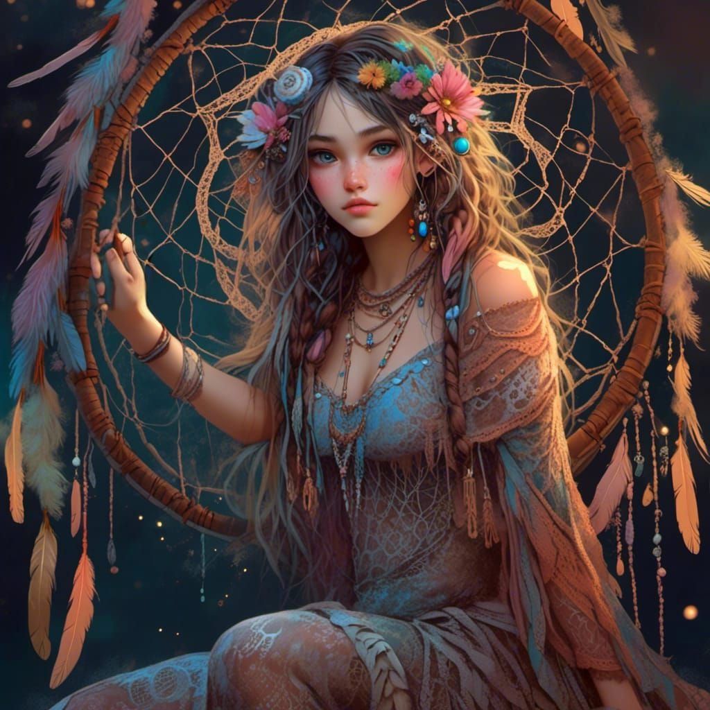 Weaver of Dream Magic - AI Generated Artwork - NightCafe Creator