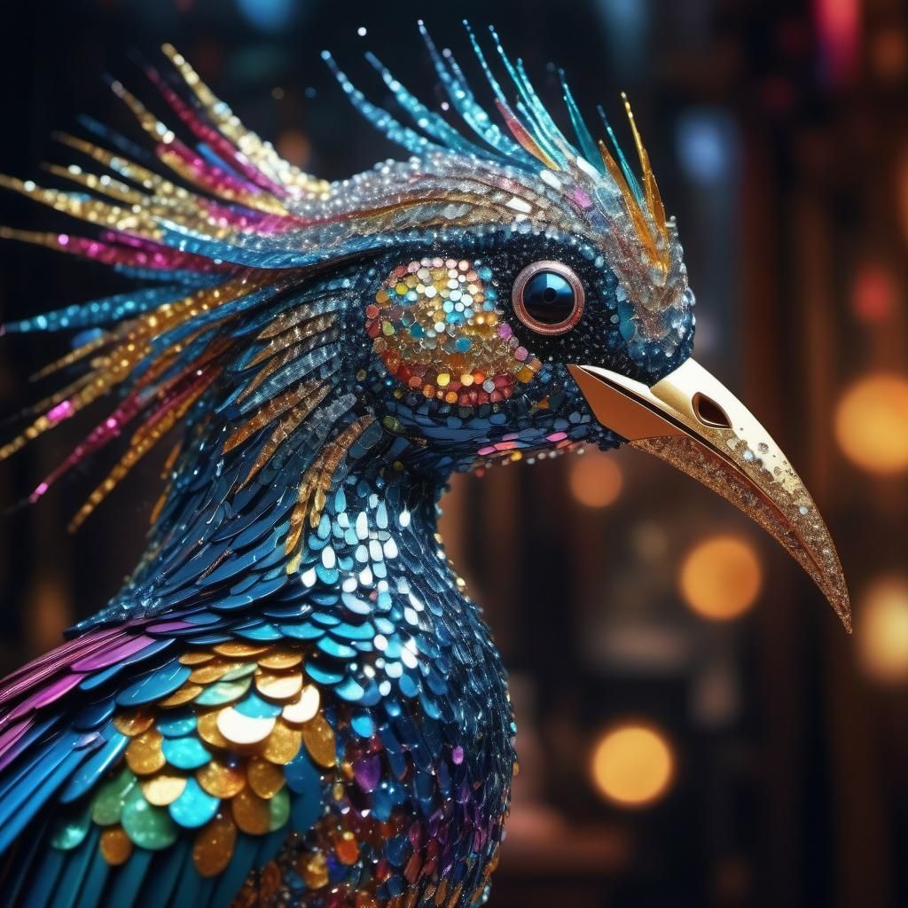 Sparkle Bird - AI Generated Artwork - NightCafe Creator