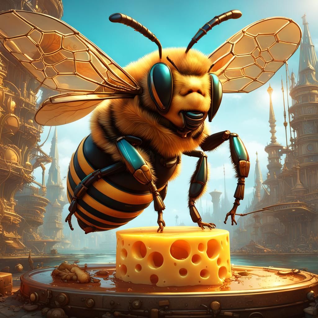 A View from a BEE's Perspective - AI Generated Artwork - NightCafe Creator