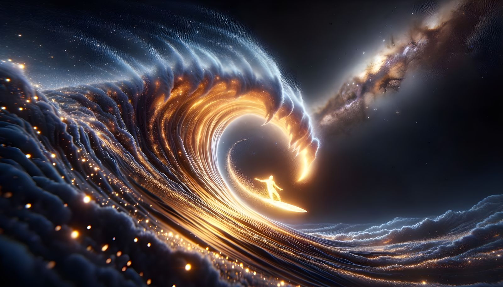 Dusted and Catching Celestial Waves