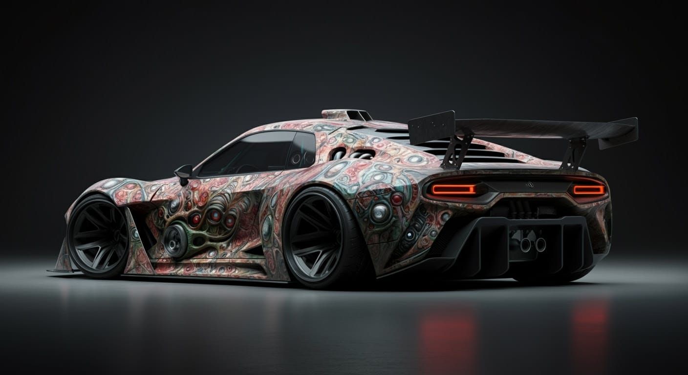 British Motoring Boom Concept Car: Cyberpunk-Inspi... - AI Art