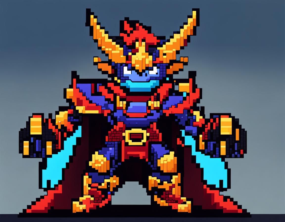8-bit Villain - AI Generated Artwork - NightCafe Creator