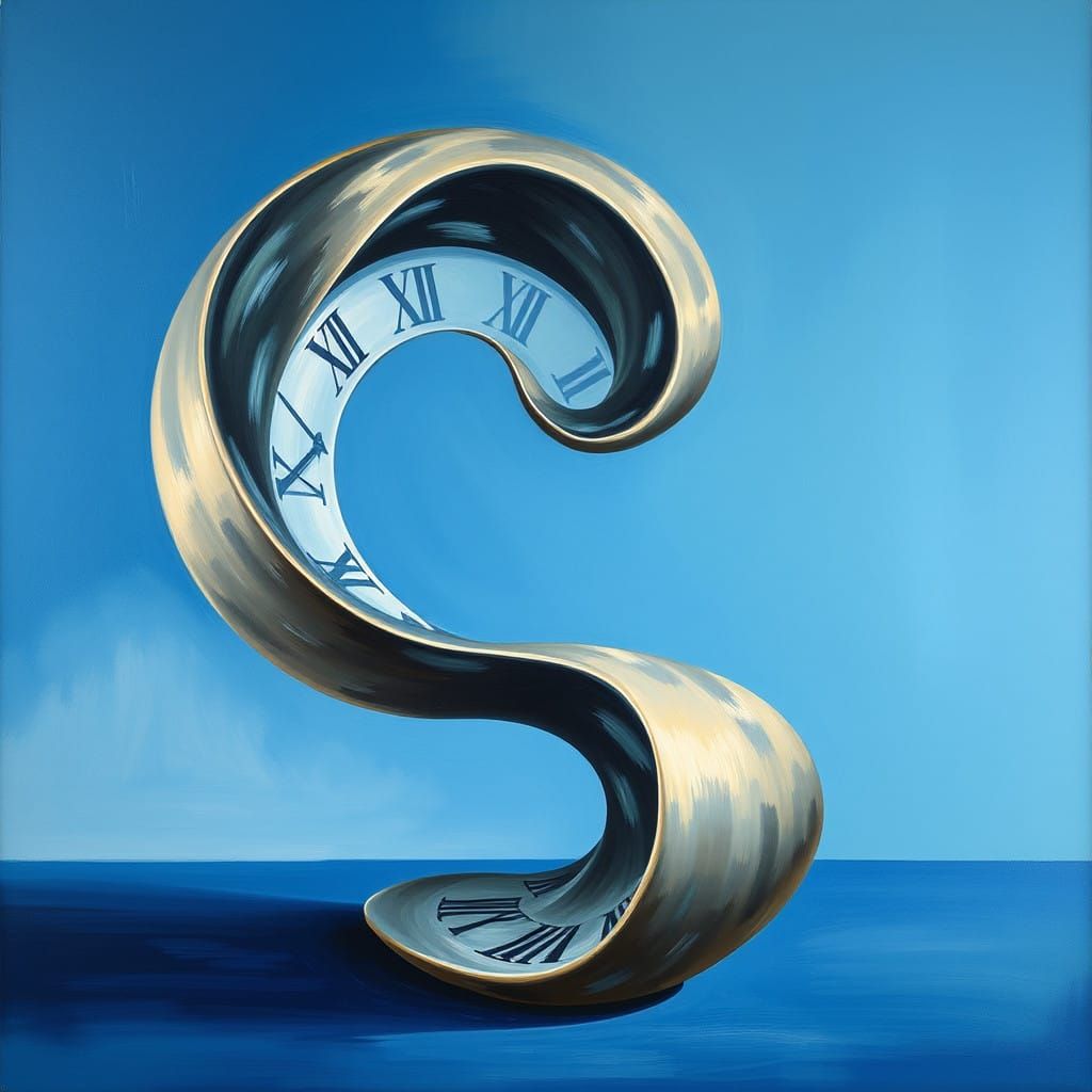 Clock creates time in space - Time and Space Melt into a ...