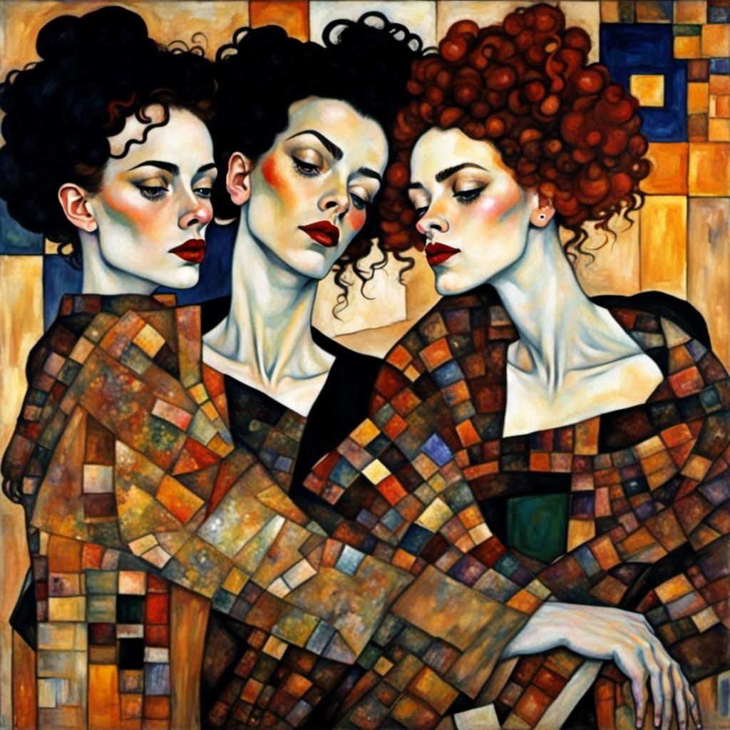 We 3 Girls - AI Generated Artwork - NightCafe Creator