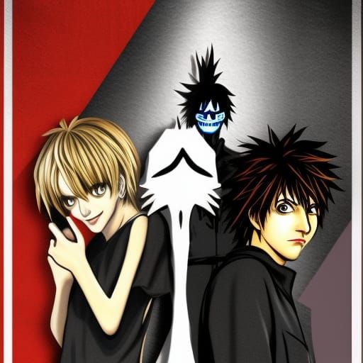 Death Note poster - AI Generated Artwork - NightCafe Creator
