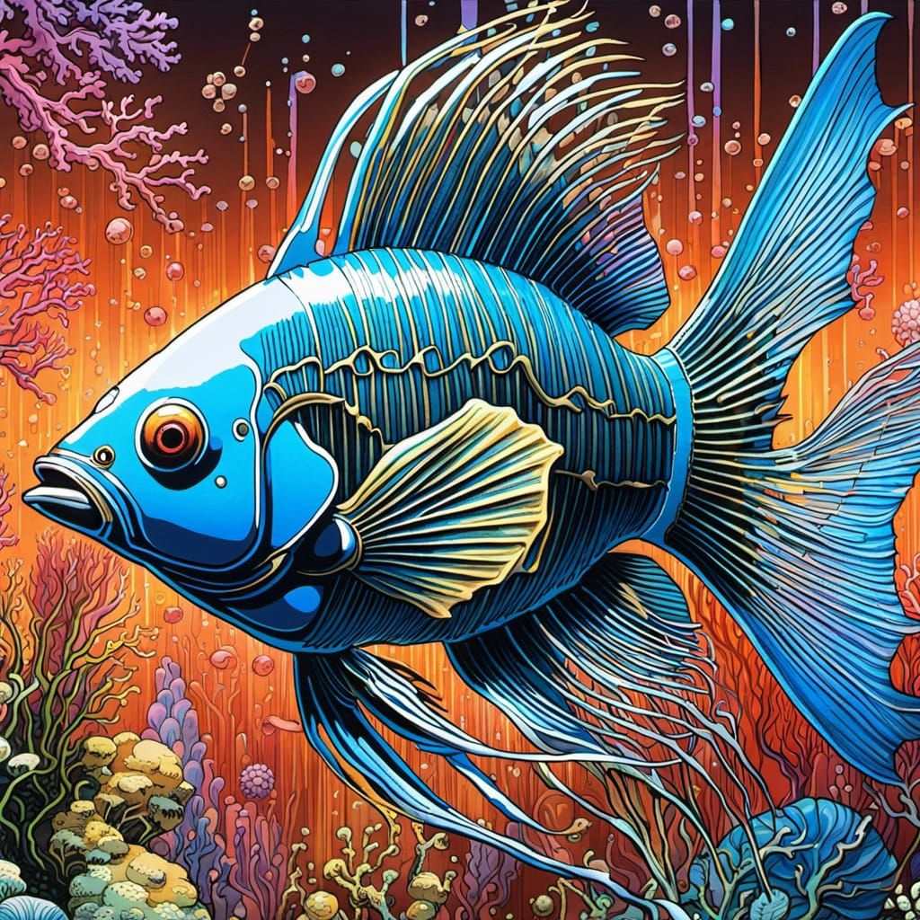 Fish - AI Generated Artwork - NightCafe Creator