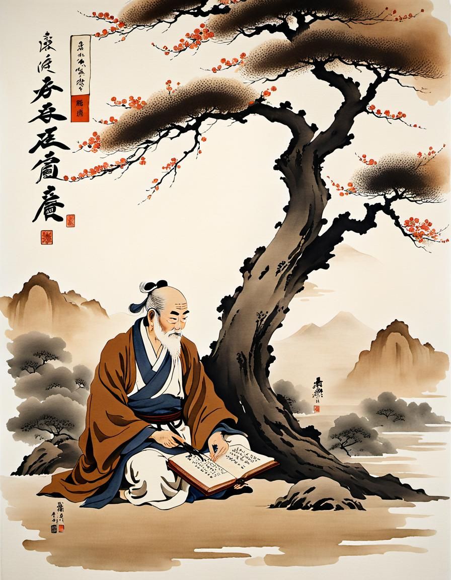 Ancient Chinese sage (Master, philosopher, wise man) - AI Generated ...