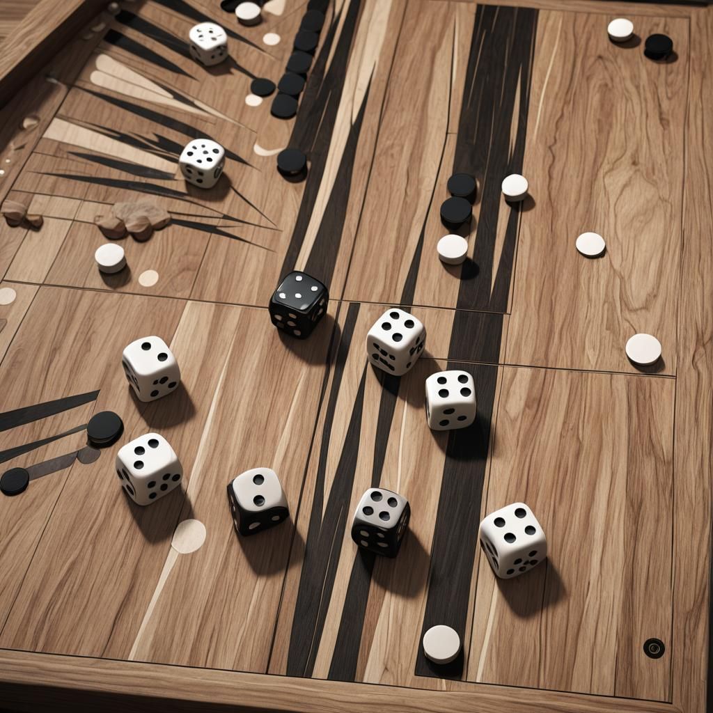 Backgammon Dice - AI Generated Artwork - NightCafe Creator