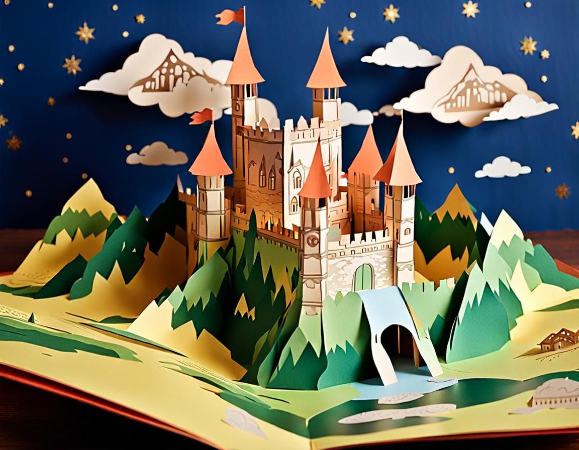 Pop-up Castle - AI Generated Artwork - NightCafe Creator