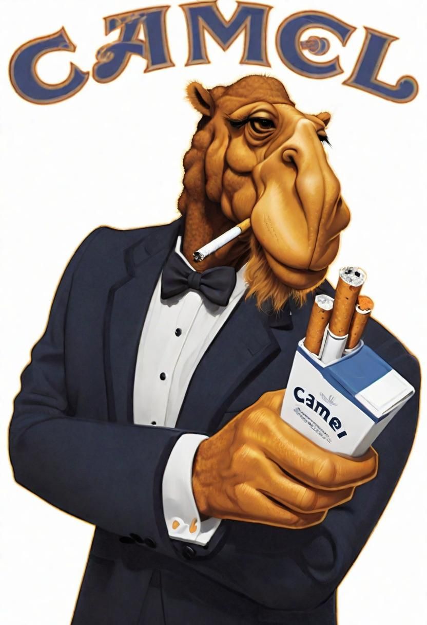 Joe Camel ~ Camel Cigarettes - AI Generated Artwork - NightCafe Creator