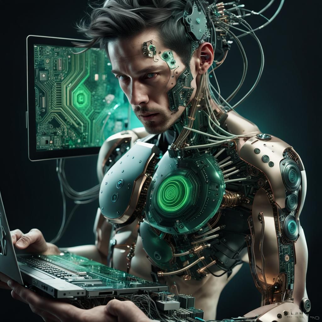 Transhumanism - AI Generated Artwork - NightCafe Creator