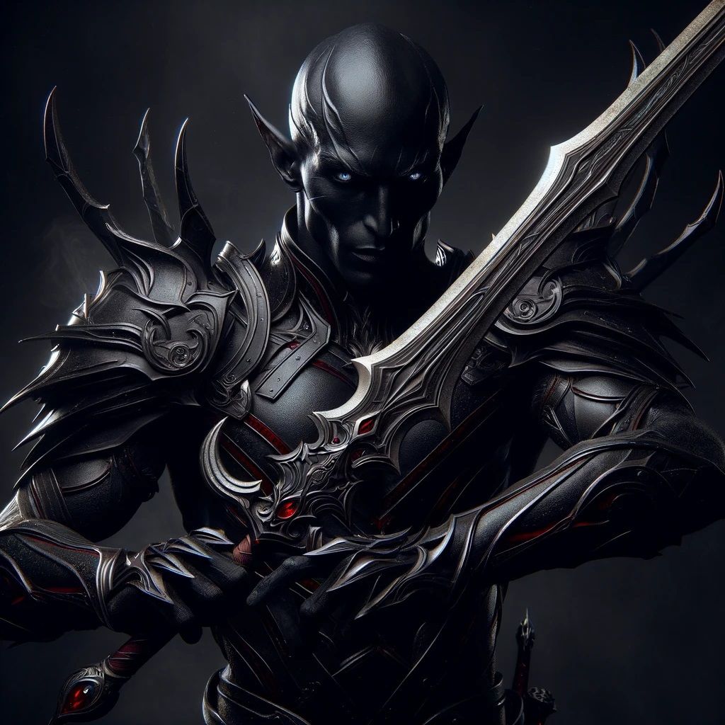 Drow Elite Warrior - AI Generated Artwork - NightCafe Creator