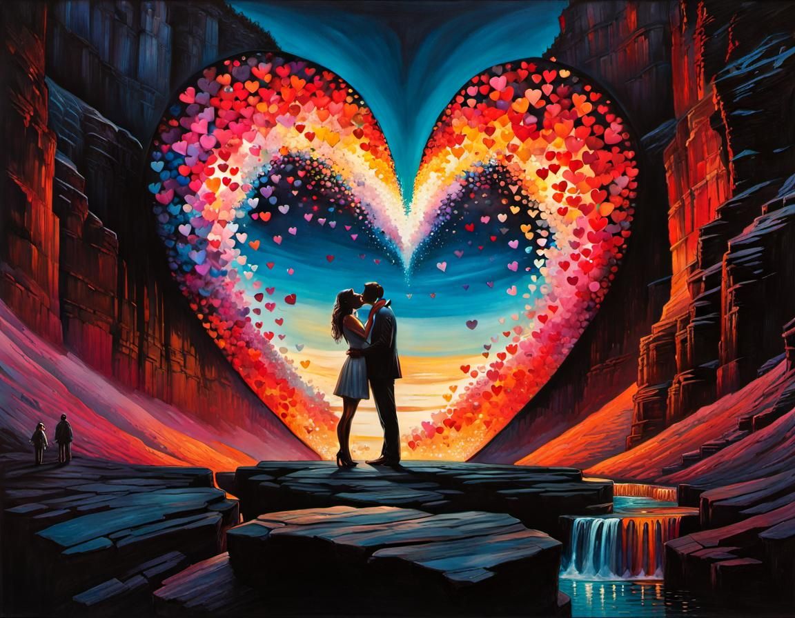Falling in Love - AI Generated Artwork - NightCafe Creator