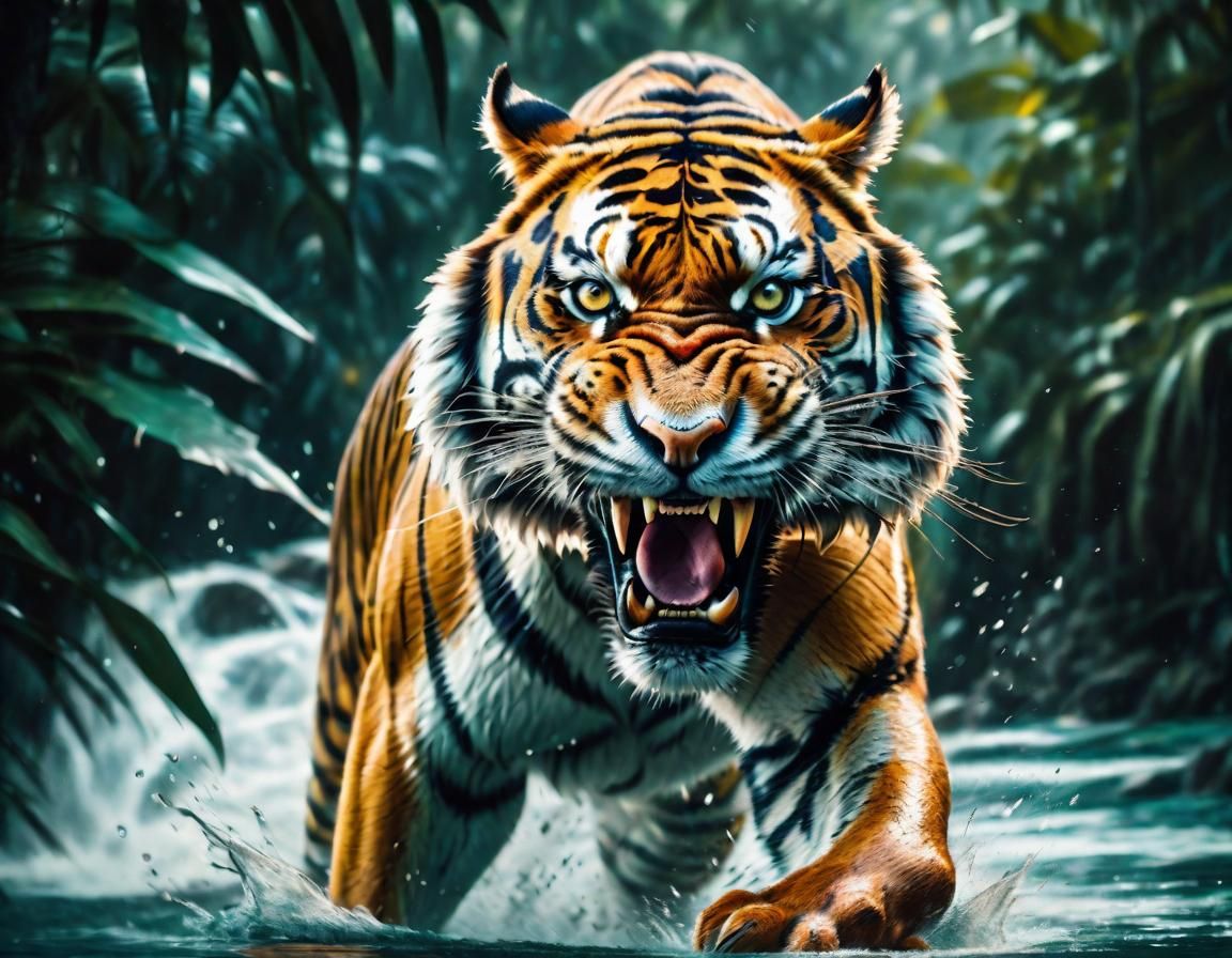 Tiger - AI Generated Artwork - NightCafe Creator