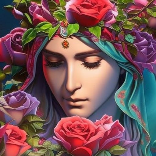 Mother Mary - AI Generated Artwork - NightCafe Creator