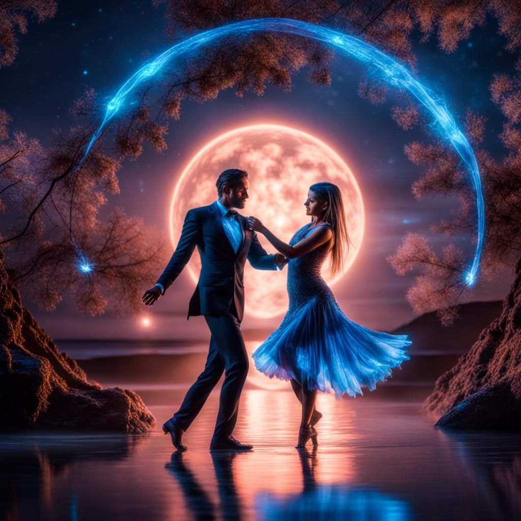 Dancing in the Moonlight - AI Generated Artwork - NightCafe Creator