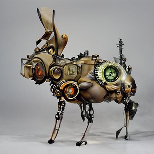 Clockwork Zoo, clockwork animal, 002 #modifiermonday - AI Generated ...