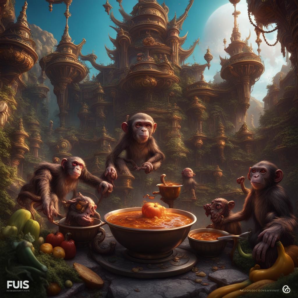 welcome to the monkey verse - AI Generated Artwork - NightCafe Creator