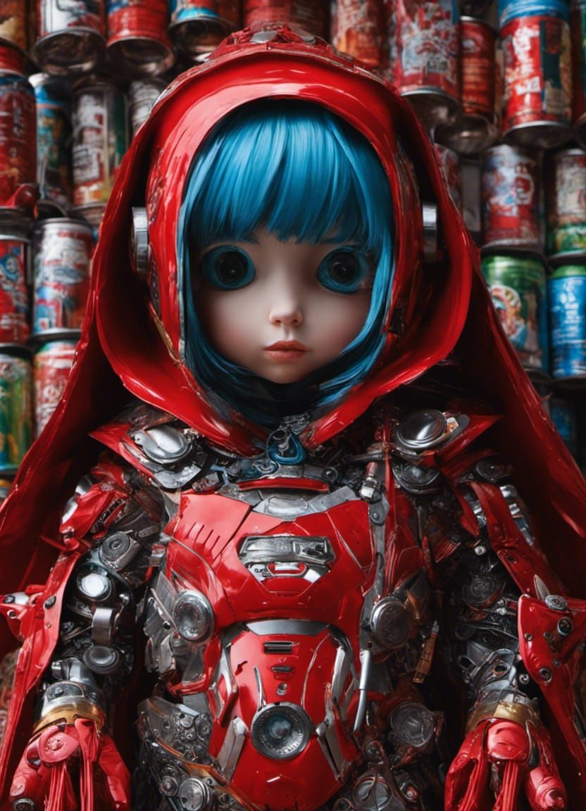 Once a Can, Now a Red Riding Hood - AI Generated Artwork - NightCafe ...