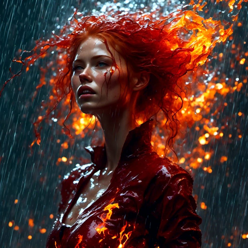 Fire Redhead Collection - AI Generated Artwork - NightCafe Creator