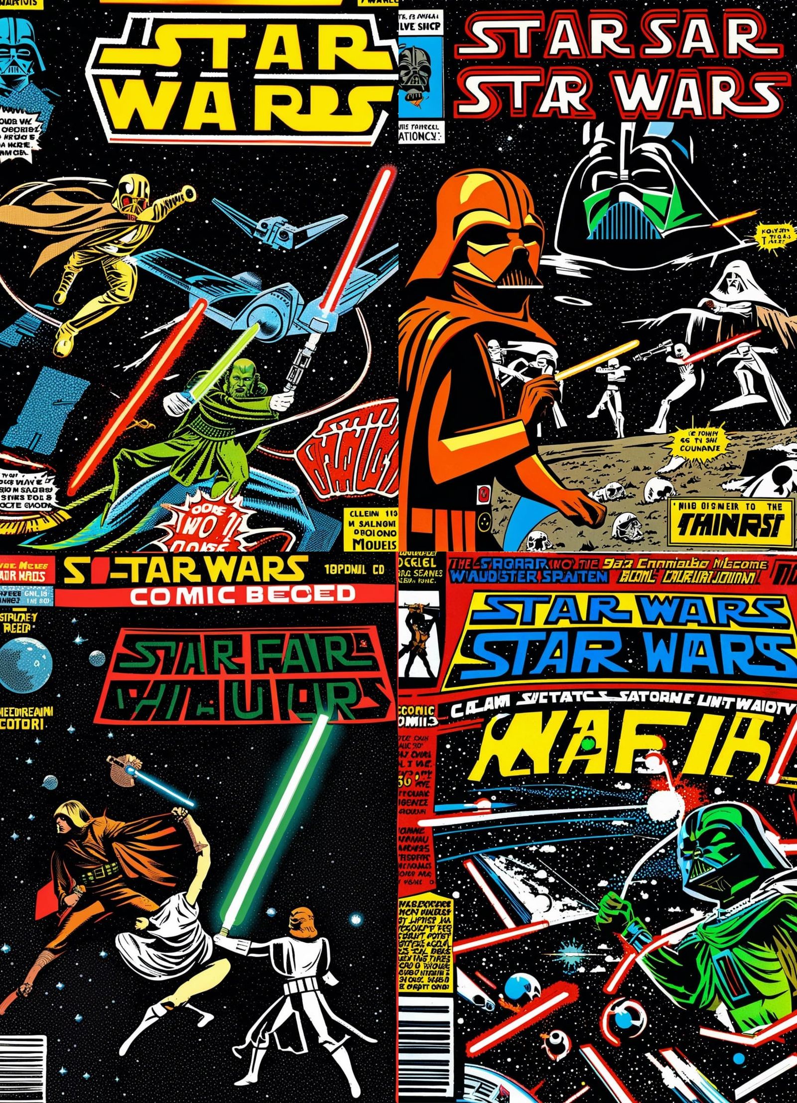 Alt Star Wars Comics - AI Generated Artwork - NightCafe Creator