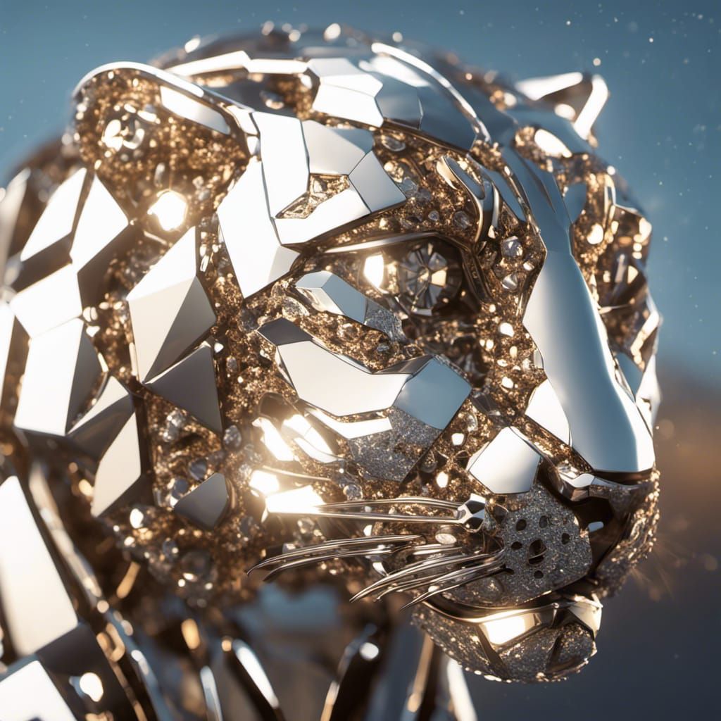 Diamond Leopard Collection - AI Generated Artwork - NightCafe Creator