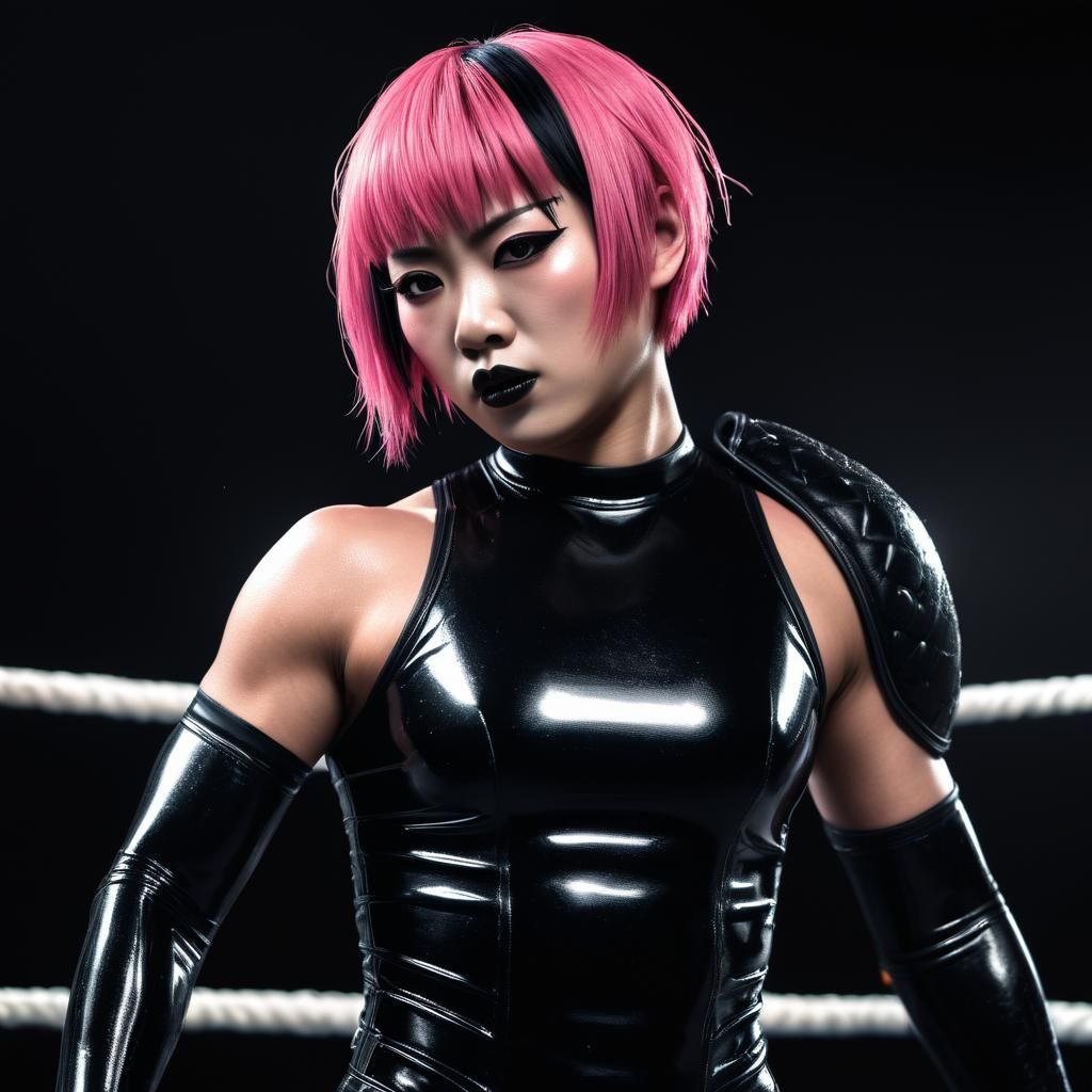 Punk Goth Wrestler - AI Generated Artwork - NightCafe Creator