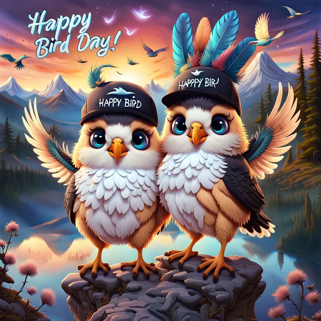 Happy International Bird Day - AI Generated Artwork - NightCafe Creator