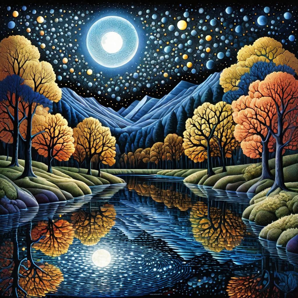 Silver symphony of reflections (Free Verse) - AI Generated Artwork ...