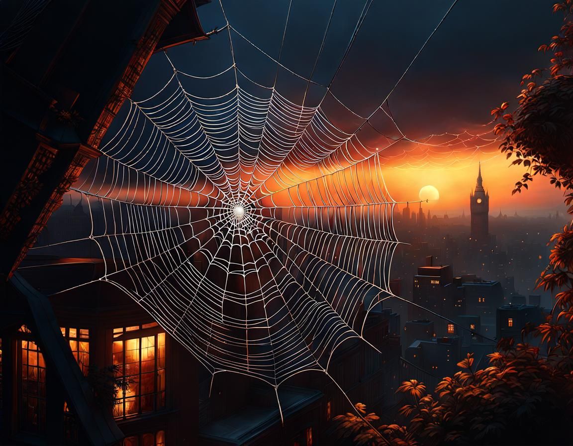 Spiderweb - AI Generated Artwork - NightCafe Creator