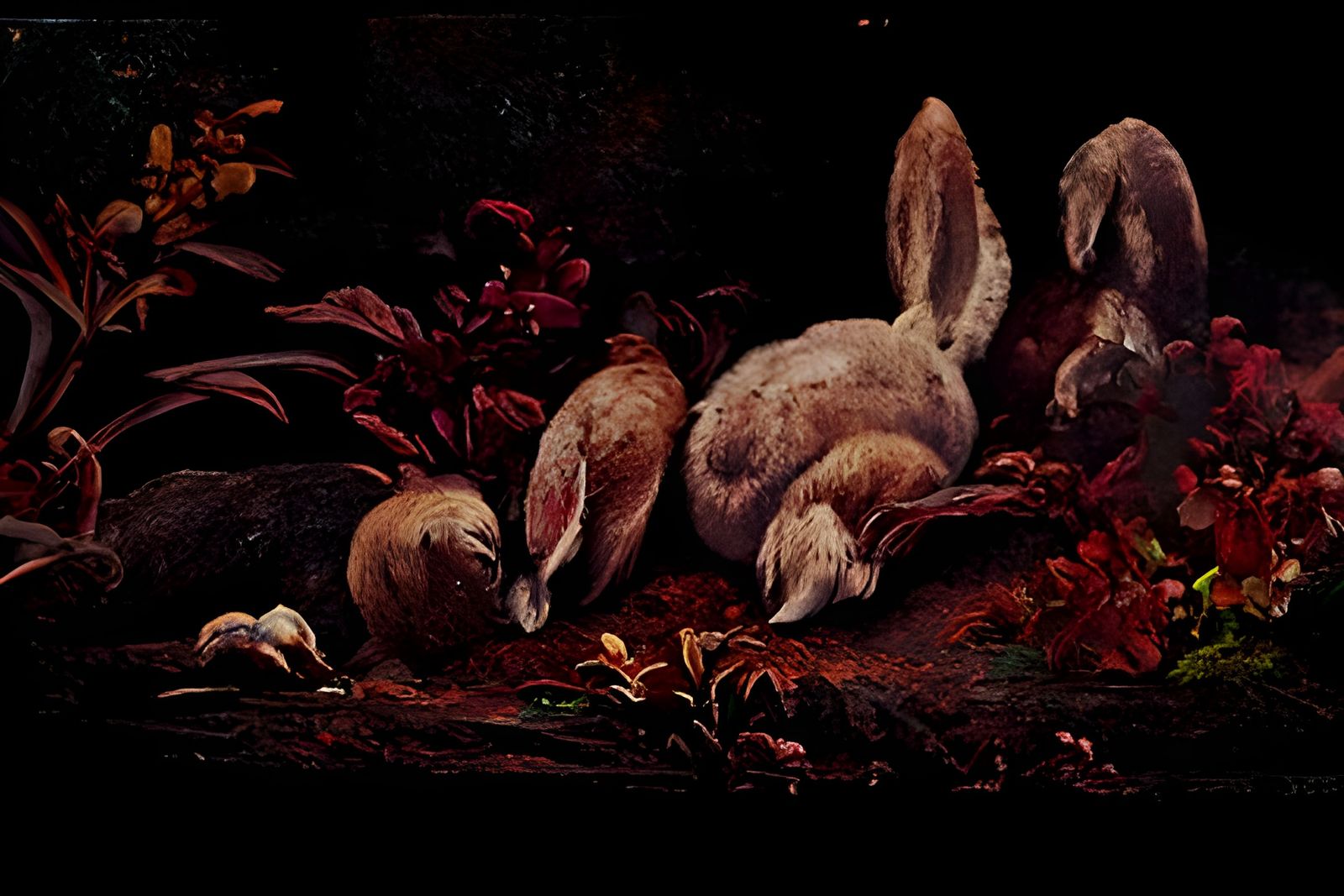 Rabbits - AI Generated Artwork - NightCafe Creator