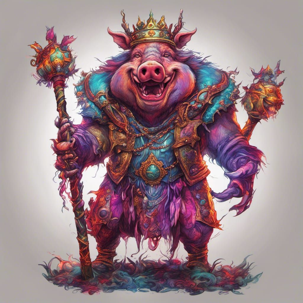 King Boar - AI Generated Artwork - NightCafe Creator