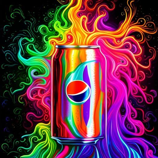 Neon Pepsi - AI Generated Artwork - NightCafe Creator