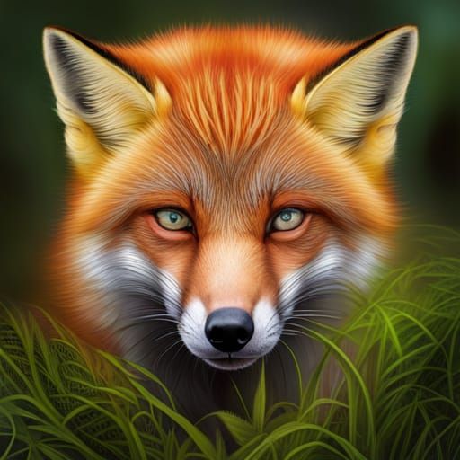 Hello Fox - AI Generated Artwork - NightCafe Creator