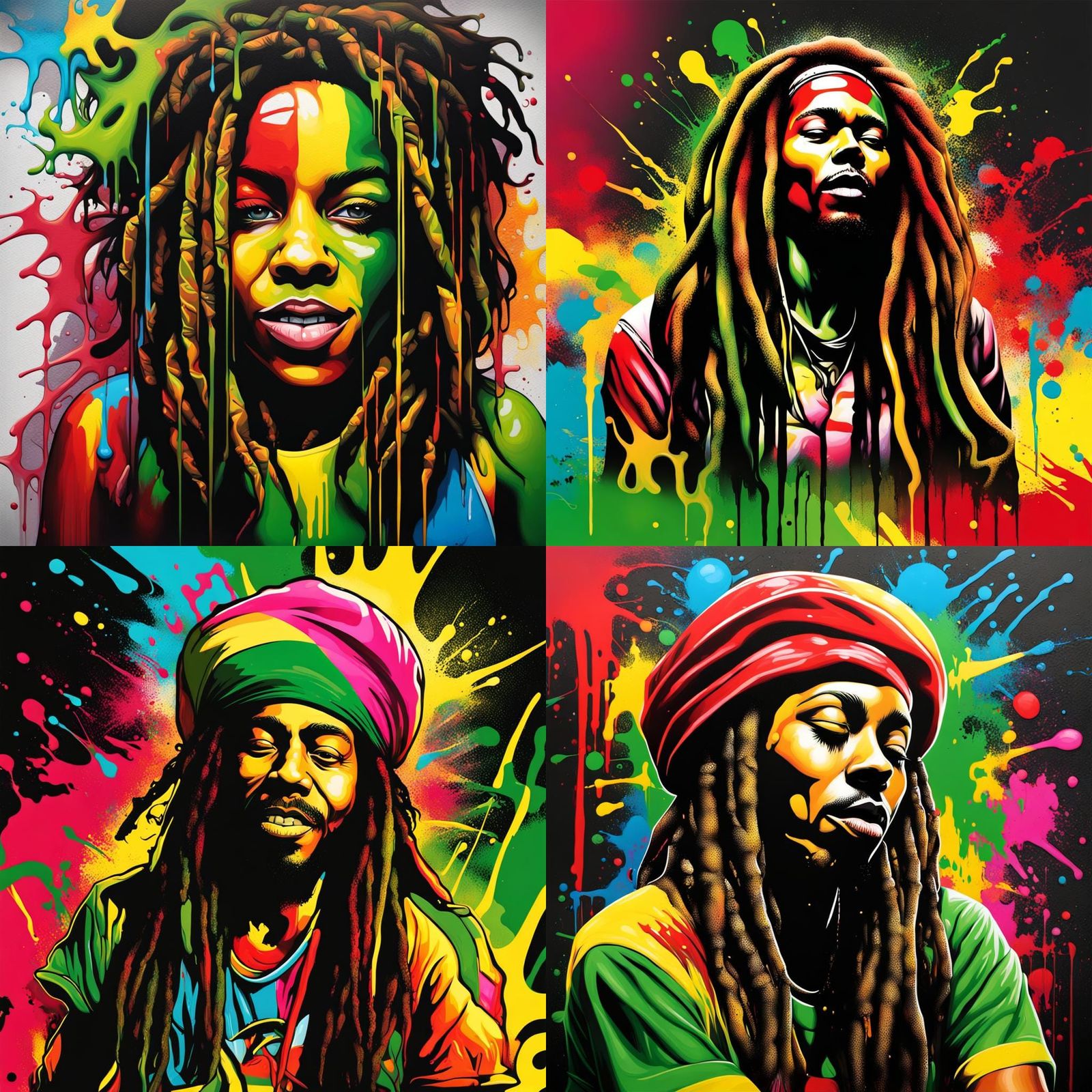 reggae night - AI Generated Artwork - NightCafe Creator