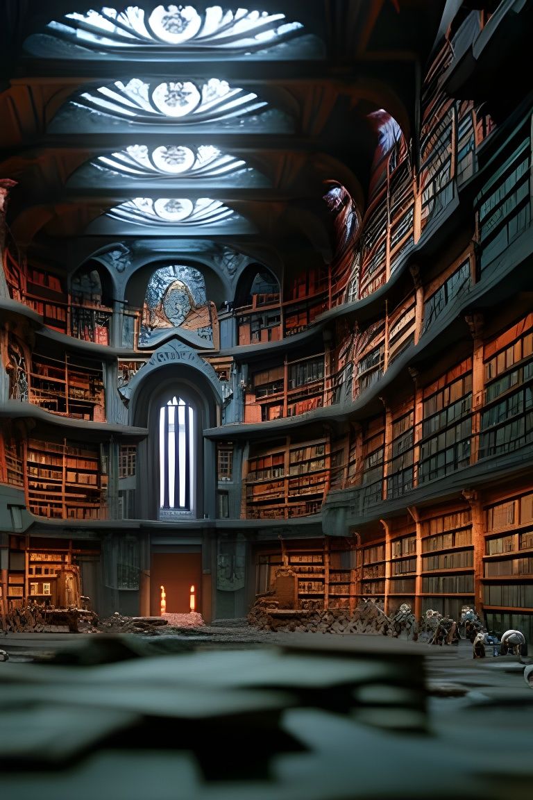 Library - AI Generated Artwork - NightCafe Creator