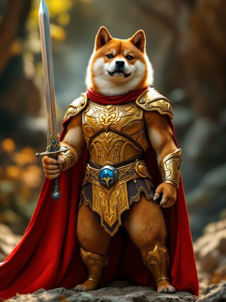 Shiba Man : He-man and a shiba inu...