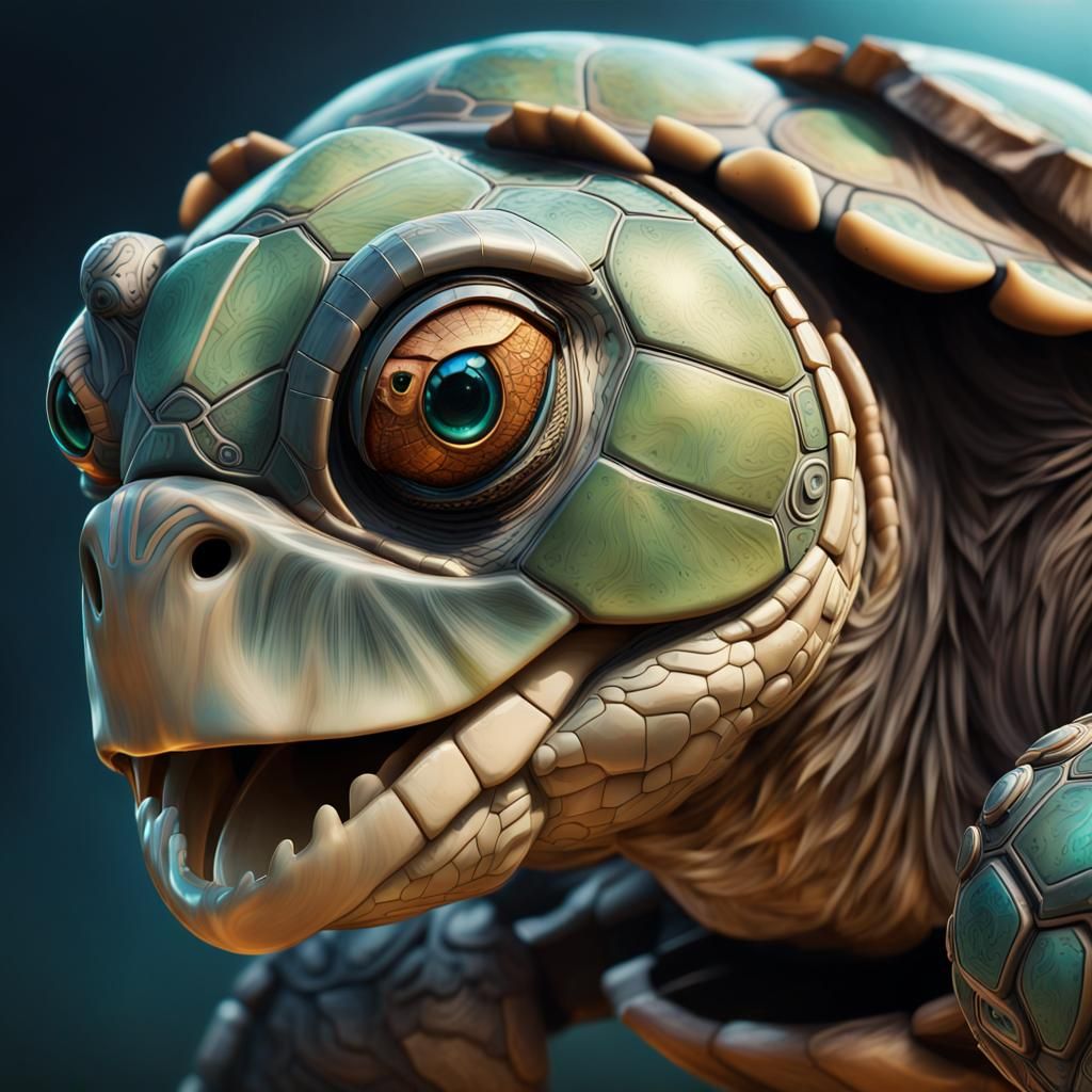 Mechanical Turtle - AI Generated Artwork - NightCafe Creator