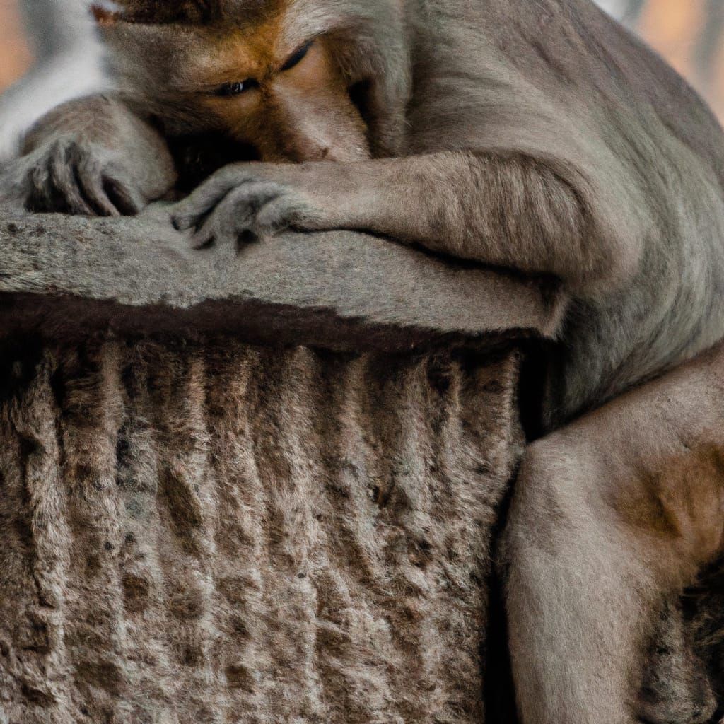 Bored monkey - AI Generated Artwork - NightCafe Creator