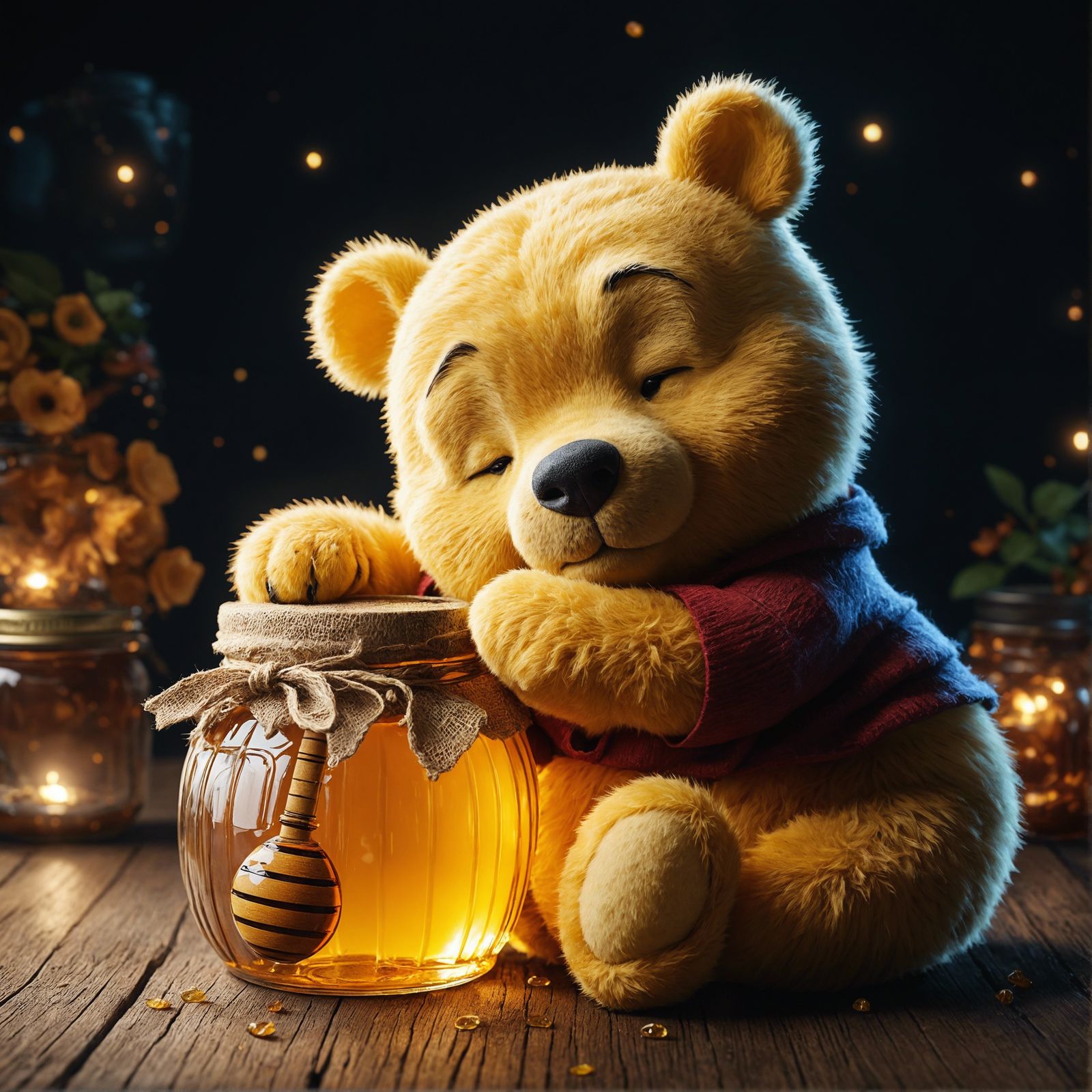 Winnie the Pooh - AI Generated Artwork - NightCafe Creator