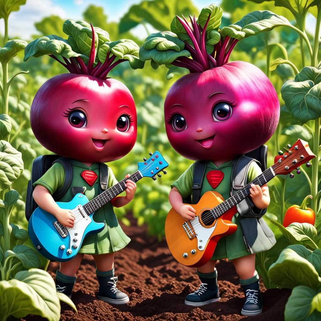 Musical Beets! - AI Generated Artwork - NightCafe Creator