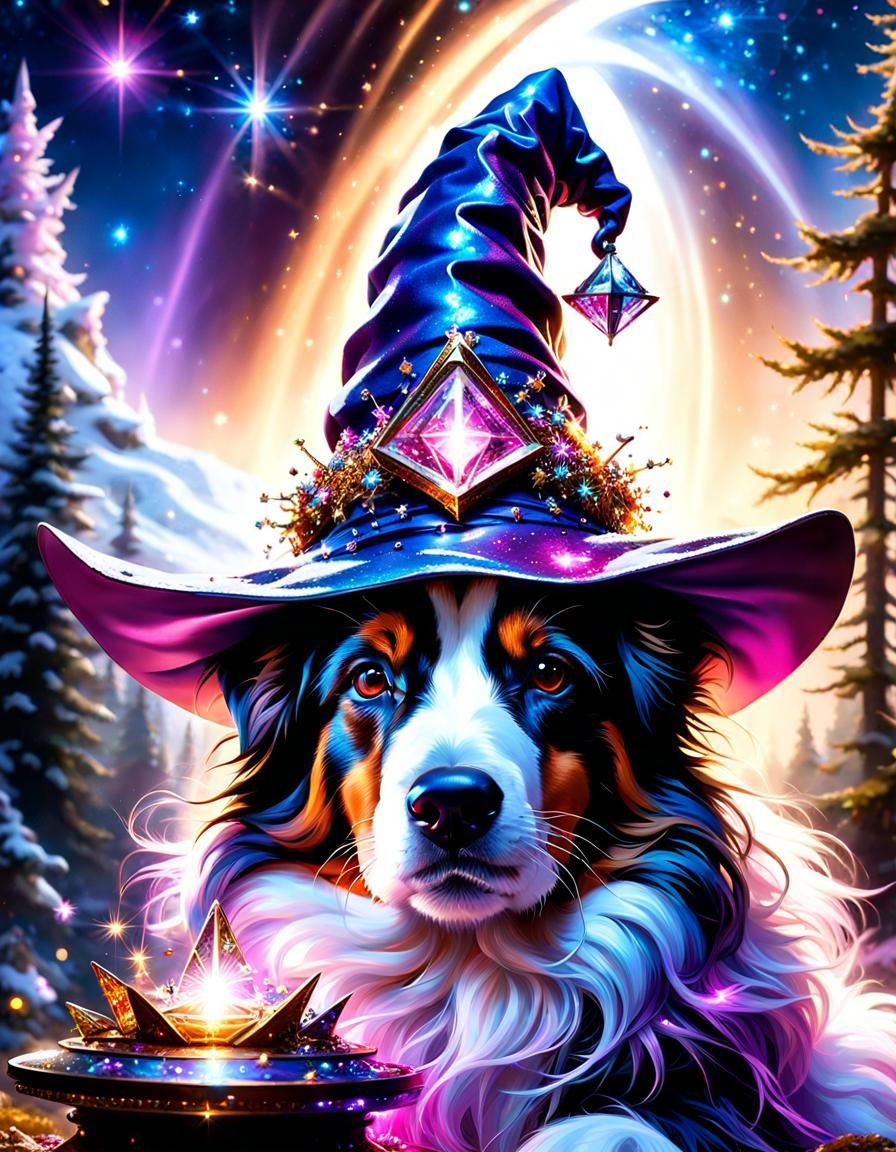 Wizard dog - AI Generated Artwork - NightCafe Creator