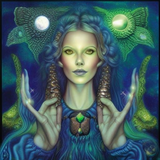 Mistic girl - AI Generated Artwork - NightCafe Creator