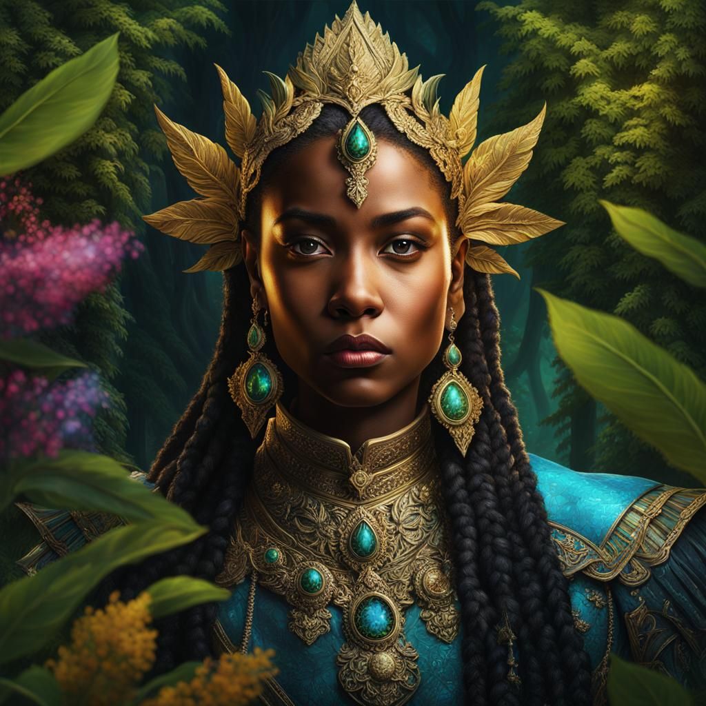 read the album art and lyrics from "Olias of Sunhillow" and depict the ...